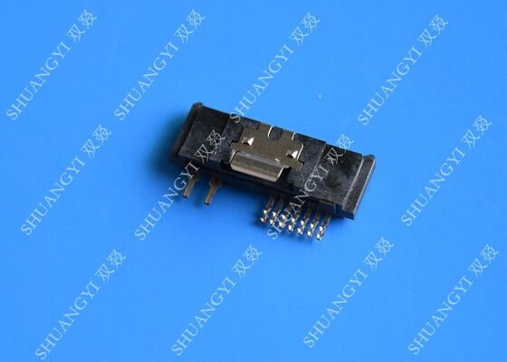 Female CrimpLocking Motherboard SATA Connectors Voltage 40V AC 13 Pin