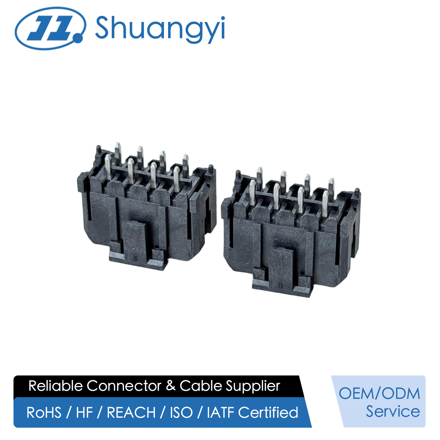 Micro-Fit 3.0 2×4 Pin Header Connector, 3.0mm Pitch Vertical PCB Power ...