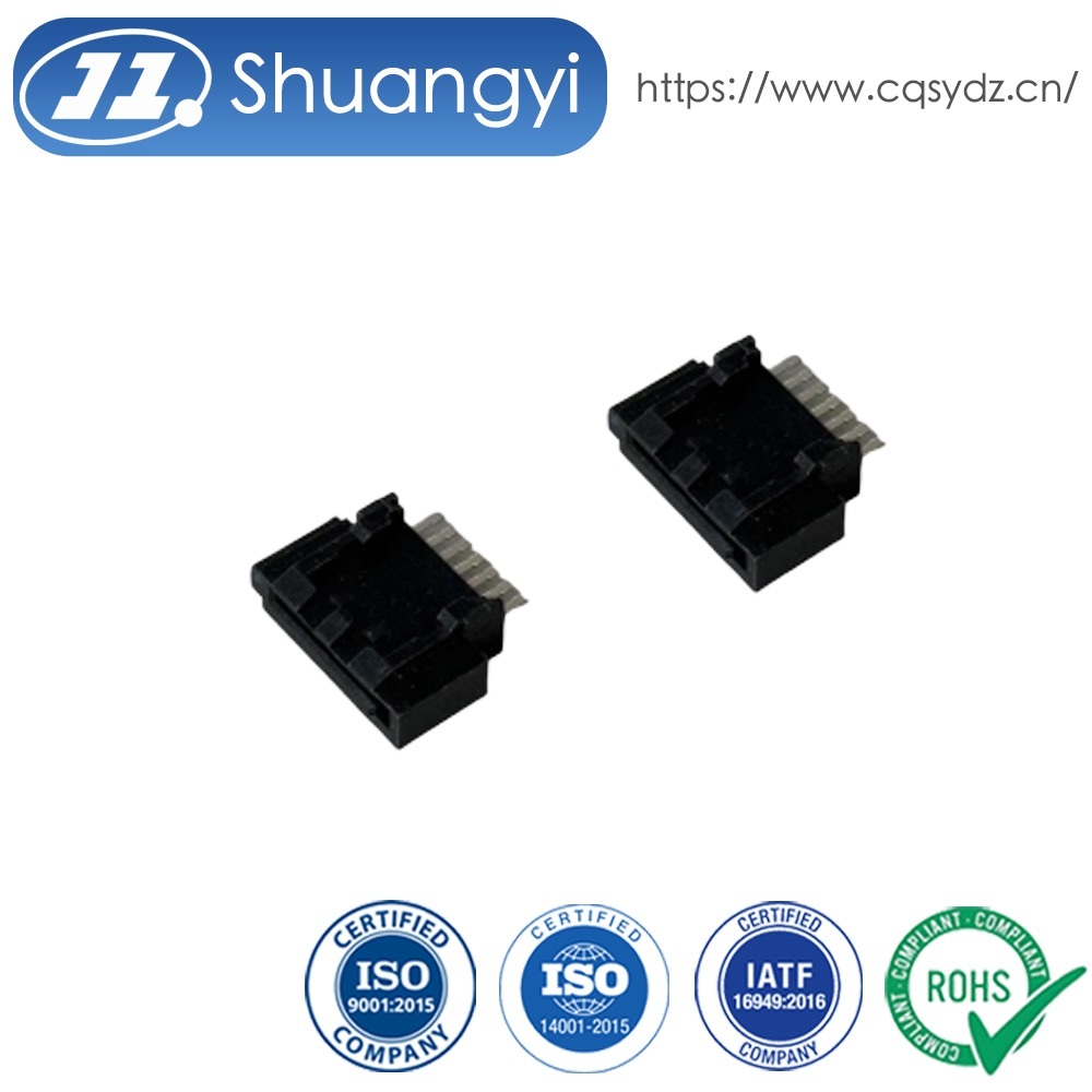 SATA 7 pin female PCB connector, 1.27mm pitch gold-plated electronic ...
